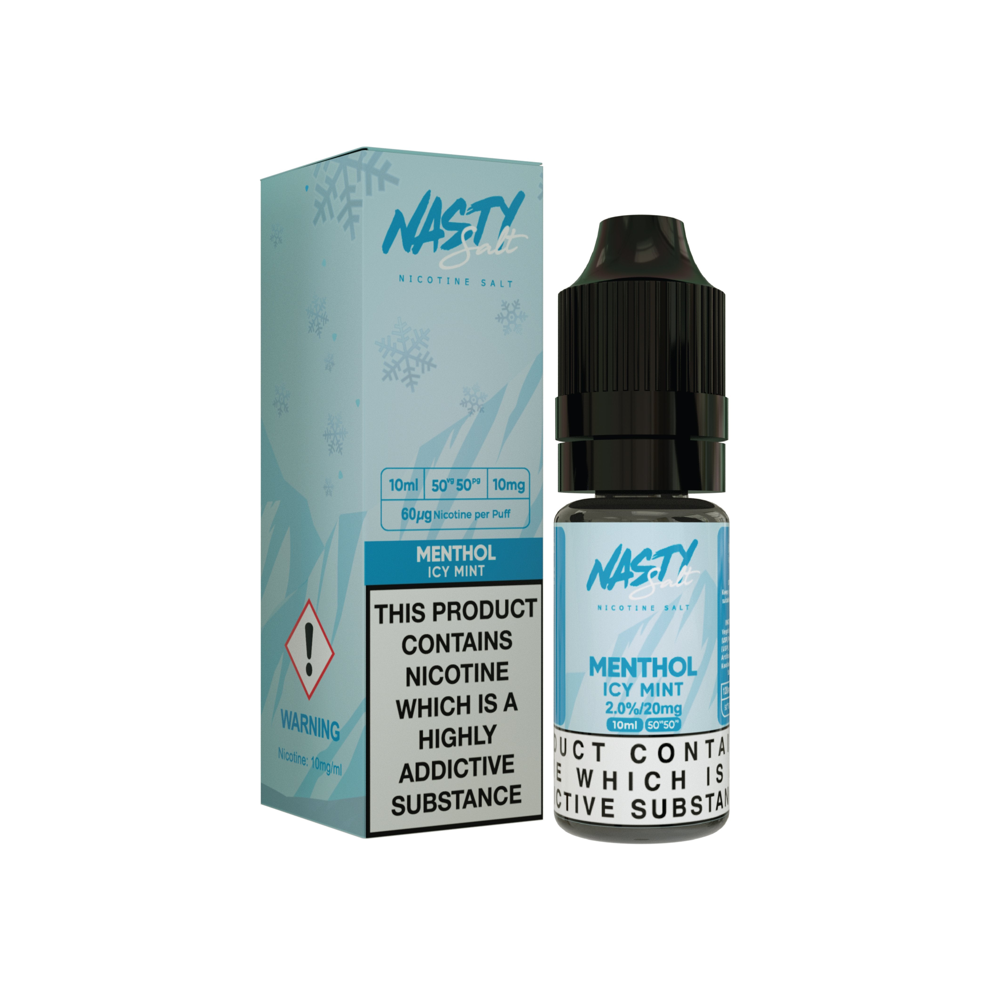 Nasty Salts - Menthol - 10ml - 50:50 - 10mg | Buy eliquid | Eliquids – Vape Supplier Ltd