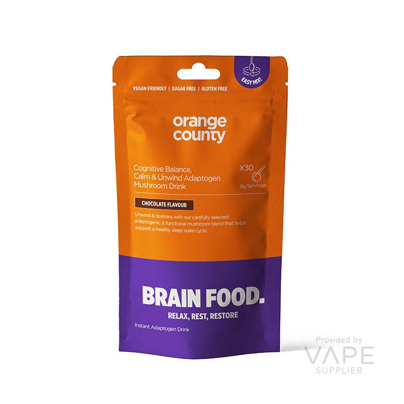 Orange County Brain Food - Chocolate Flavour Instant Adaptogen Drink ...