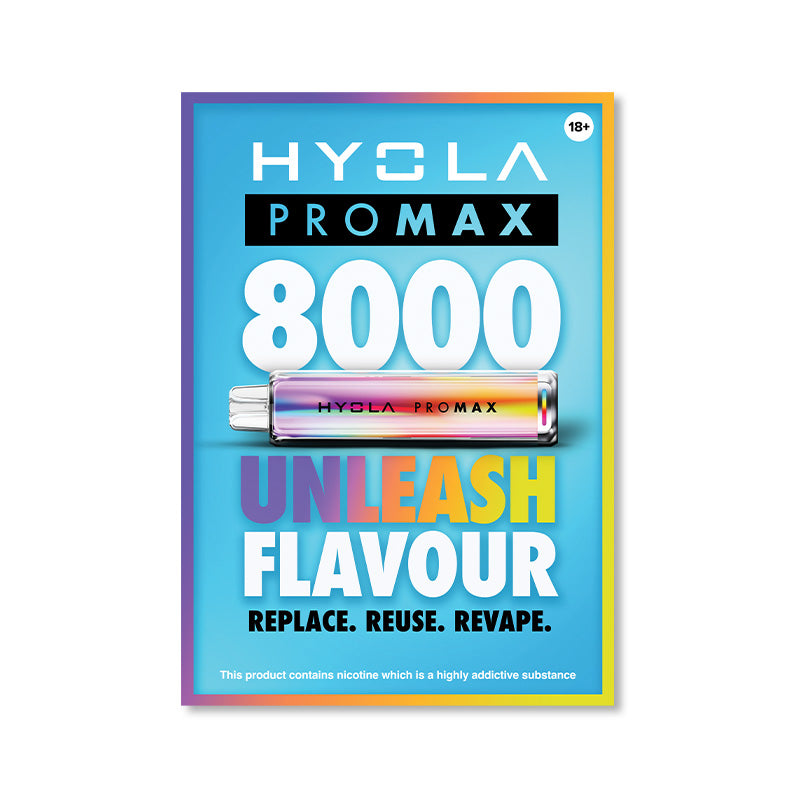 Hyola Pro Max 8000 Poster – Vape Supplier Ltd