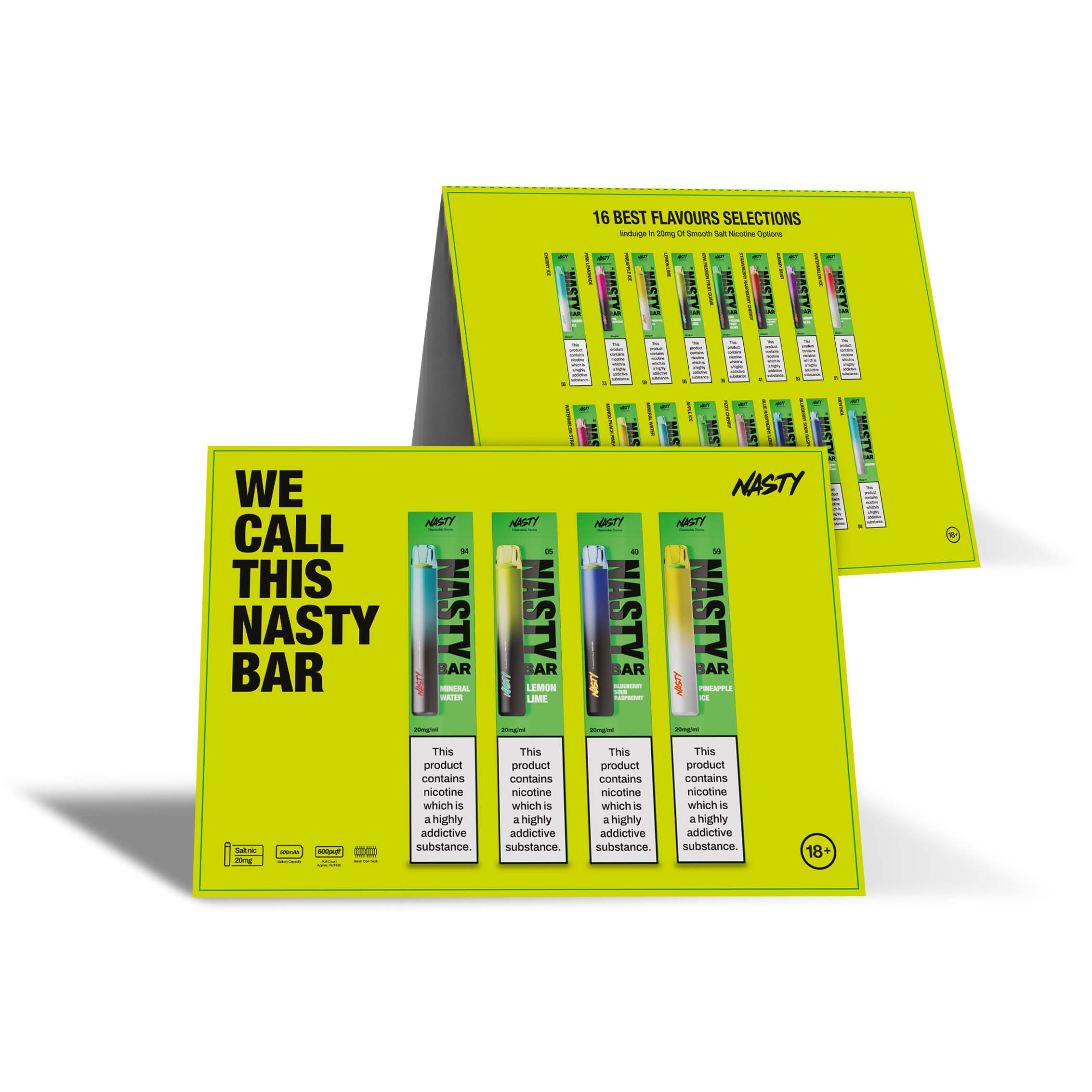 Nasty DX2 Support Tent Card – Vape Supplier Ltd