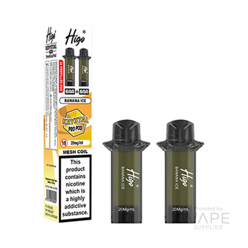 Higo Krystal Pro 600 Prefilled Pods 2 Pack – Vape Supplier Ltd