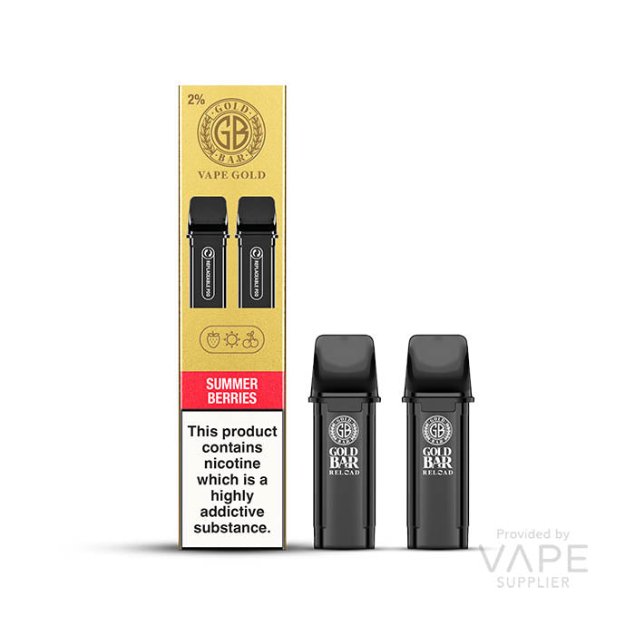 Gold Bar Reload Prefilled Pod 2 Pack – Vape Supplier Ltd