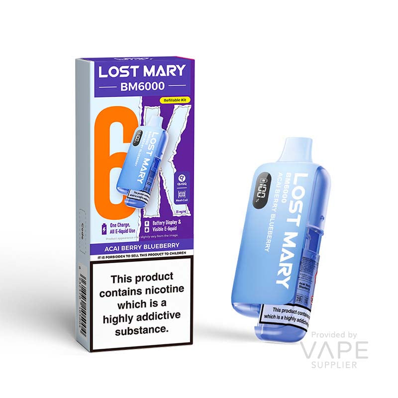 Lost Mary BM6000 Refillable Kit – Vape Supplier Ltd