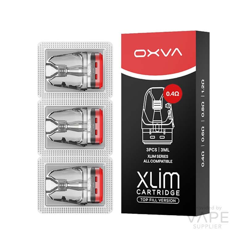 OXVA Xlim v3 XL Top Fill Cartridge 3 Pack – Vape Supplier Ltd