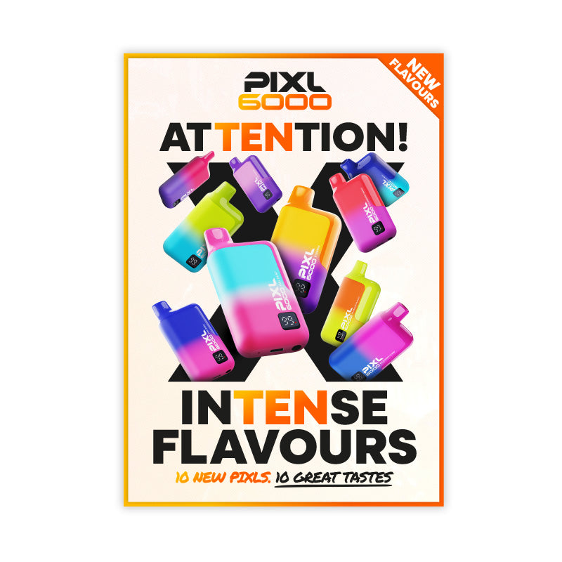 PIXL 6000 X Poster – Vape Supplier Ltd