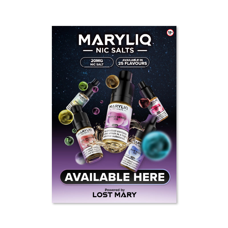 Maryliq A3 Poster – Vape Supplier Ltd