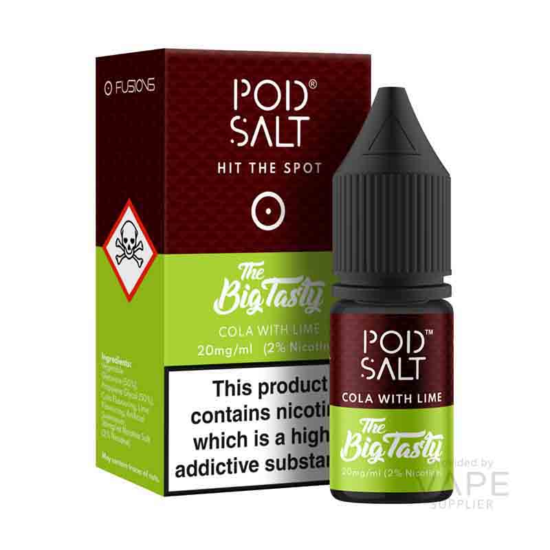 Pod Salt Fusion Cola With Lime Nic Salt – Vape Supplier Ltd